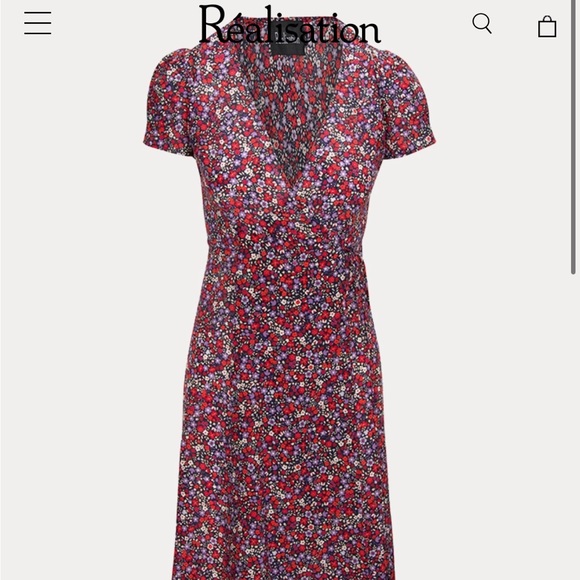 Realisation Par | Dresses | Realisation The Teale Silk Wrap Dress ...